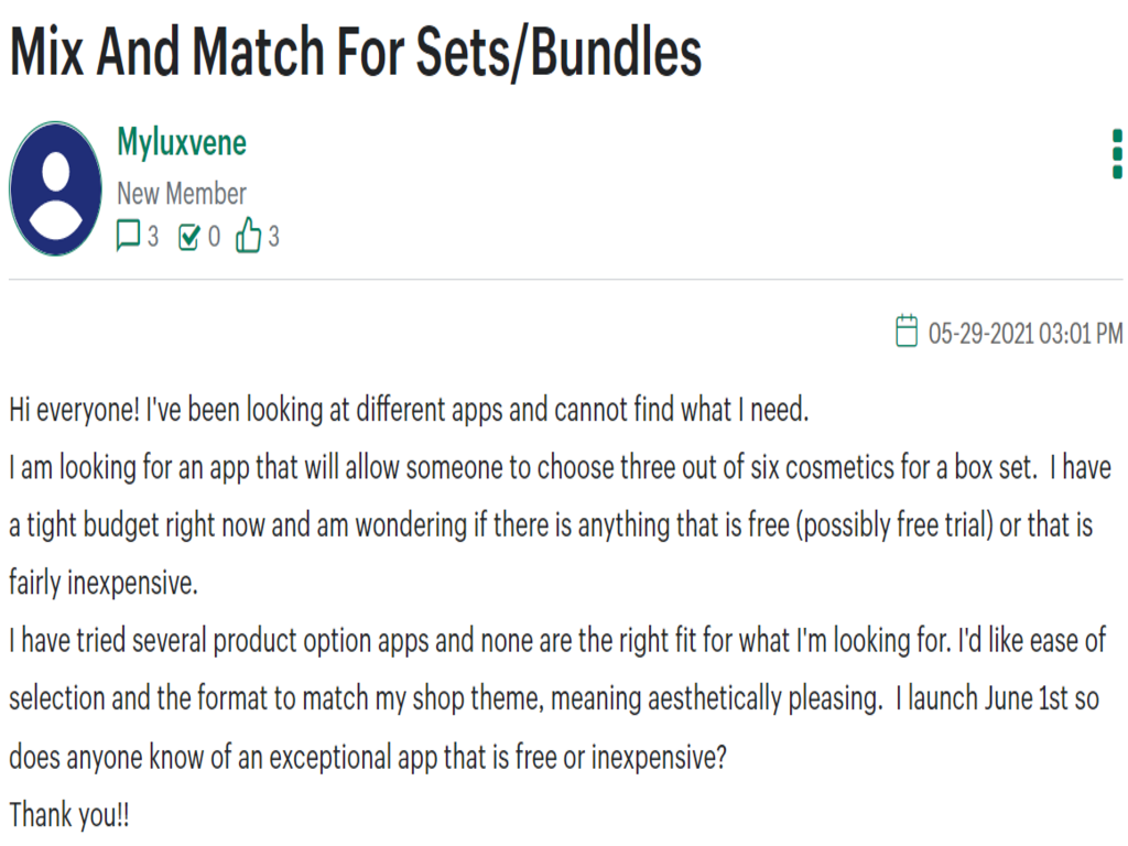 Mix and match bundle app for Shopify-Let buyer build a bundle