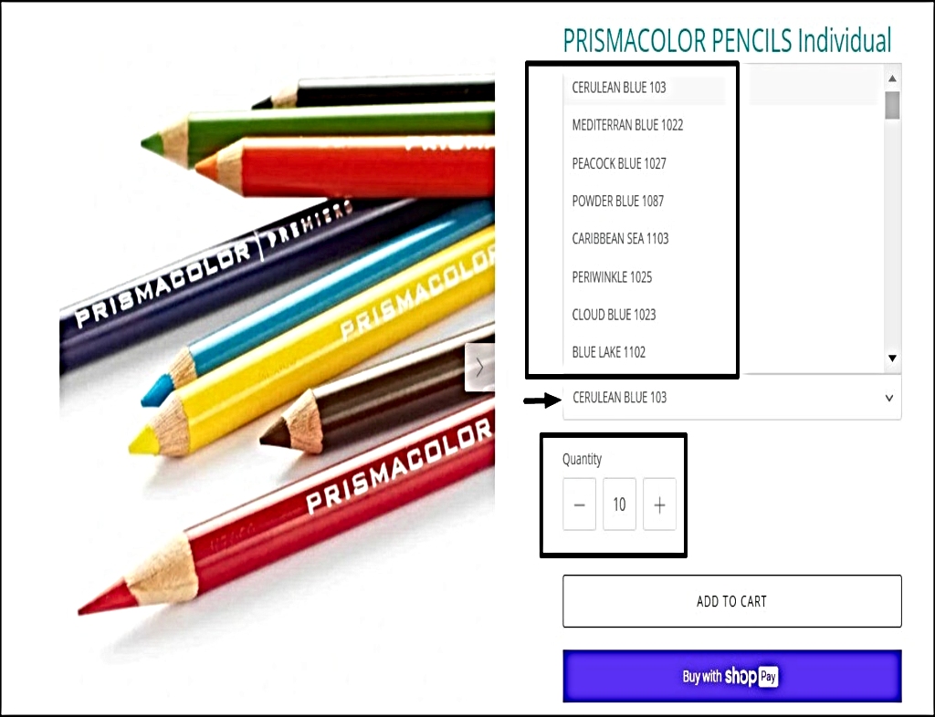 How to Select Multiple Variants of Same Product in Shopify