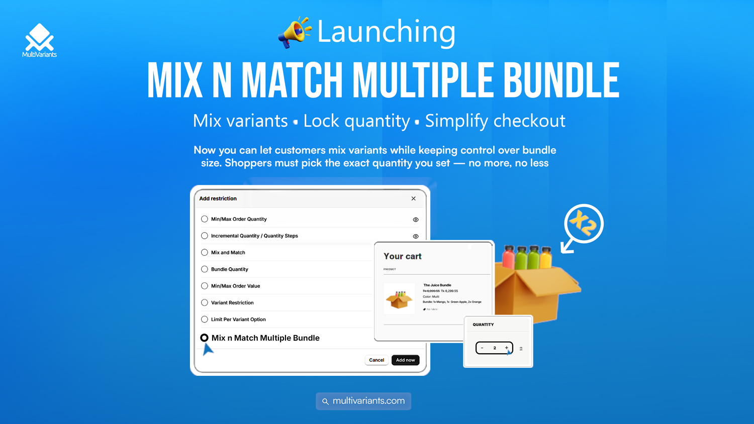 New Feature: Mix and Match Multiple Bundle - MultiVariants