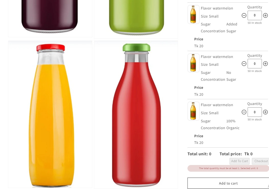 How to Bulk Order Wholesale Juice Bottles of Mixed Flavors